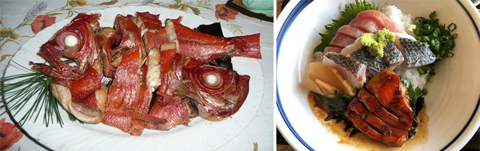 빛금눈돔(Splendid alfonsino). Beryx splendens